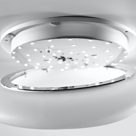 Ailati Lights by Zafferano Mentos Magneto ceiling light, LED satin ...