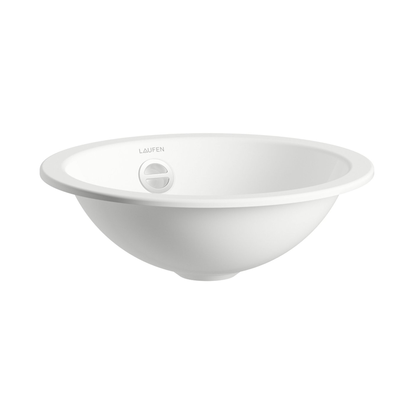 LAUFEN FORM Unterbauwaschtisch mit antibakterieller Beschichtung, weiß ...
