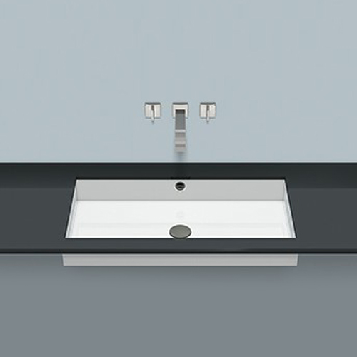 Alape Metaphor undercounter basin with ProShield, white - 3227701000 ...