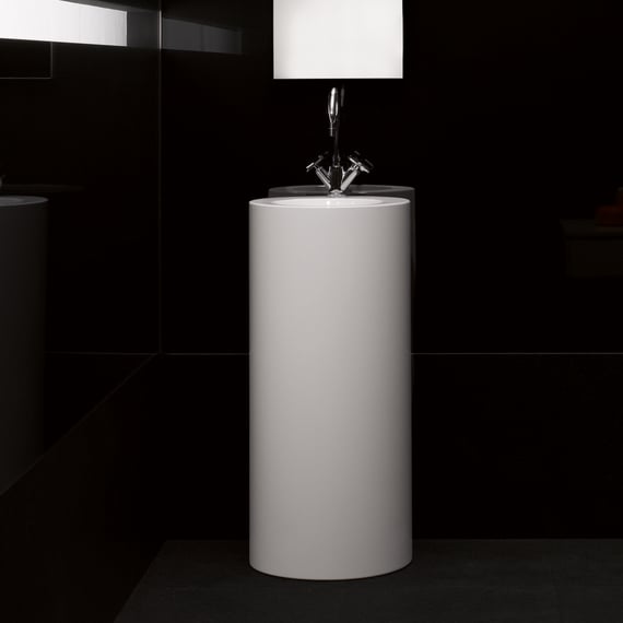 Alape WT.RX floorstanding washbasin with ProShield, white - 4500000000 ...