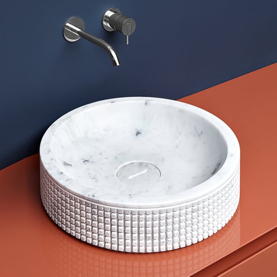 antoniolupi PIXEL countertop basin carrara - PIXEL45 | REUTER