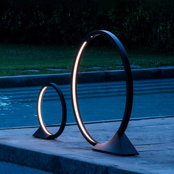 Artemide O Stehleuchte, LED schwarz - T073030APP | REUTER