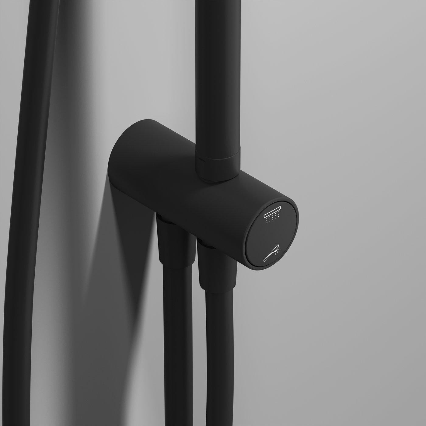 Artiviana Allegro shower system for exposed or concealed mixer matt ...