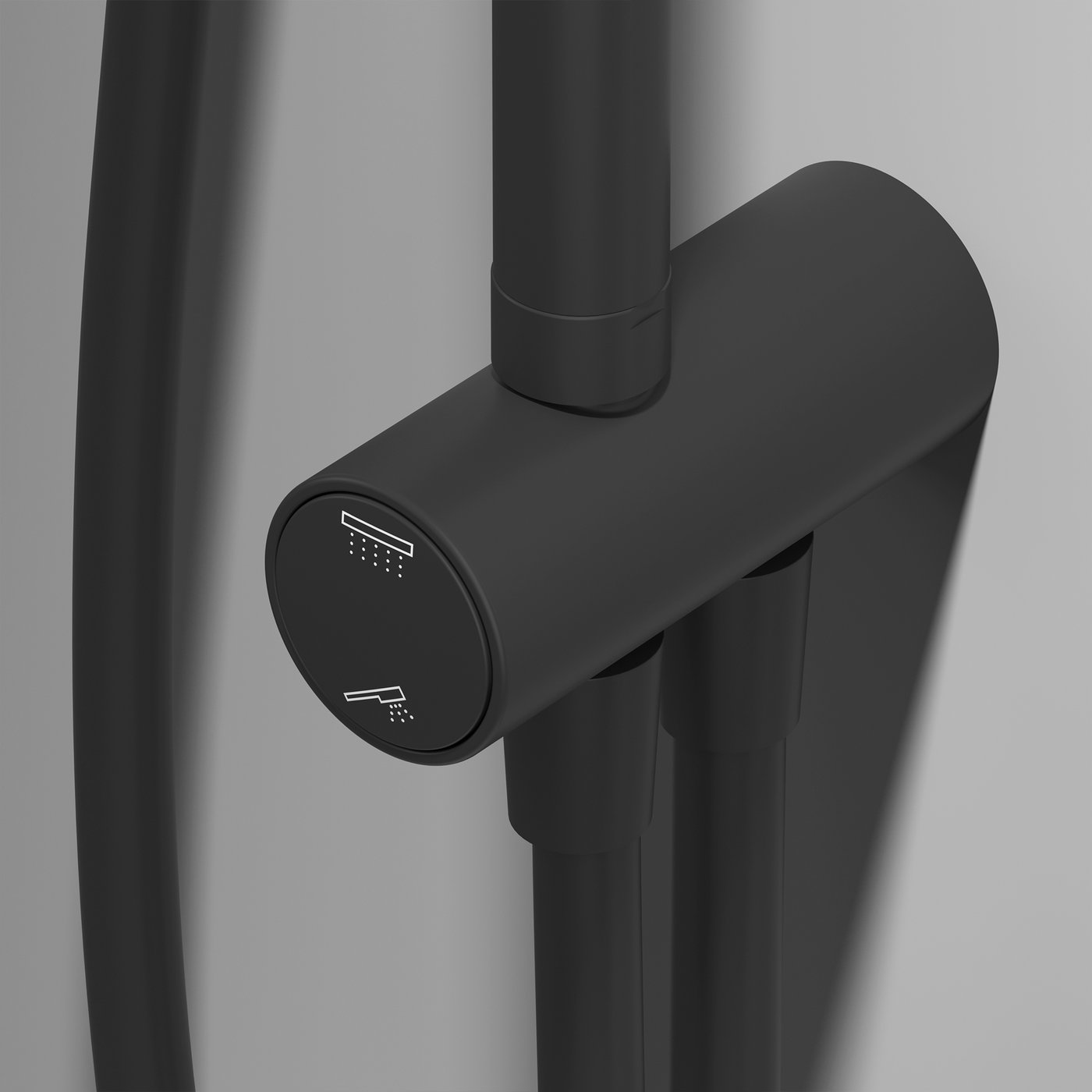 Artiviana Allegro shower system for exposed or concealed mixer matt ...