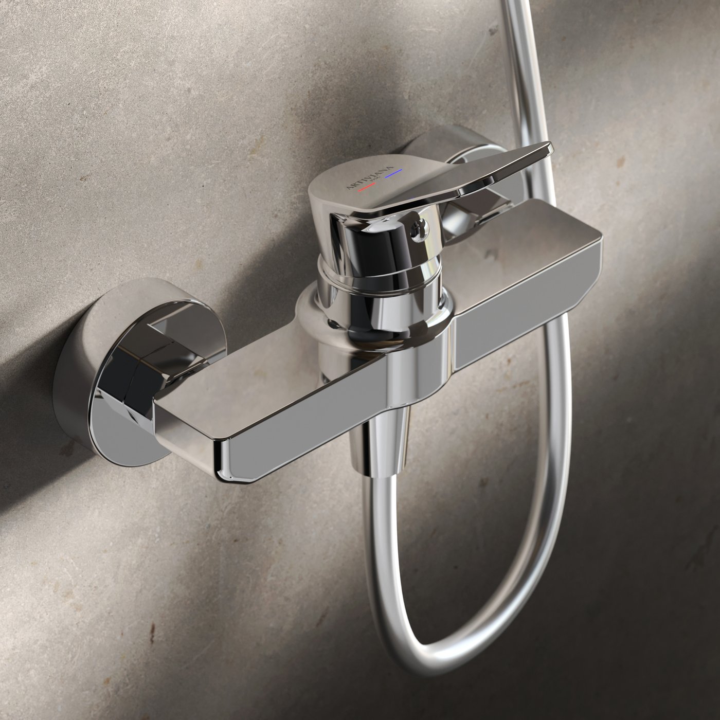 Artiviana Allegro shower mixer for 1 outlet chrome - R07CA000CR | REUTER