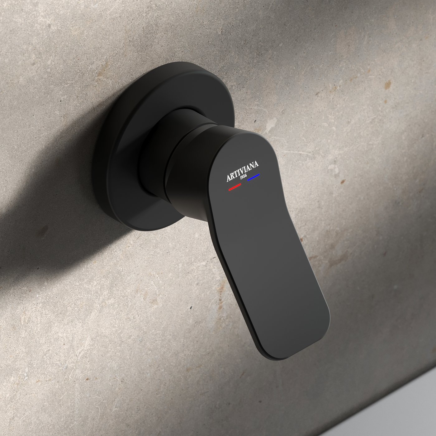 Artiviana Allegro shower mixer for 1 outlet, incl. concealed ...