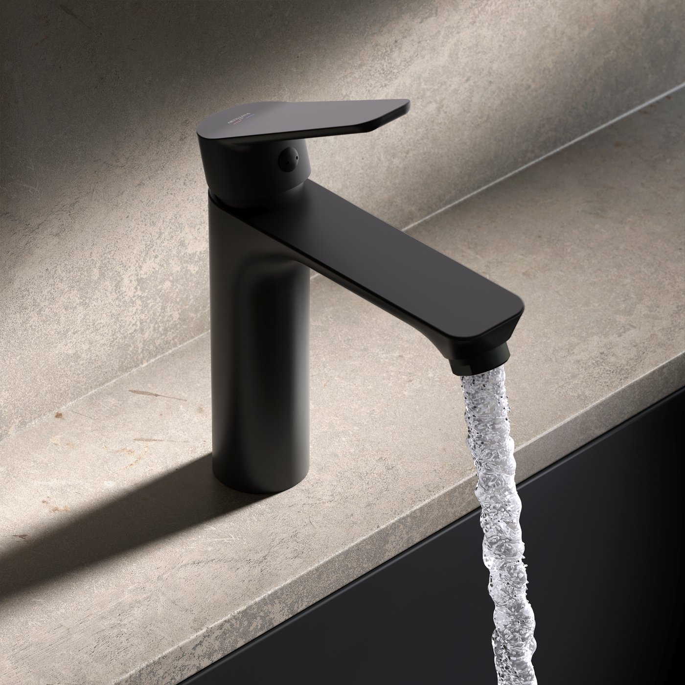 Artiviana Desiderio basin fitting SLIM matt black - R08CB000NE | REUTER