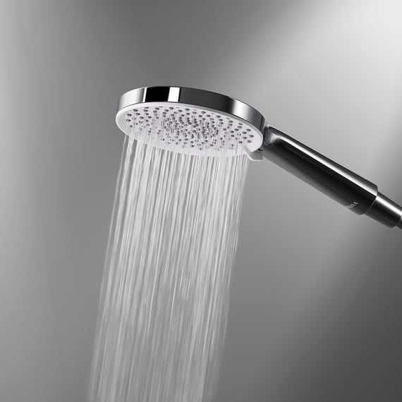 Artiviana Allegro shower system for exposed or concealed mixer chrome ...