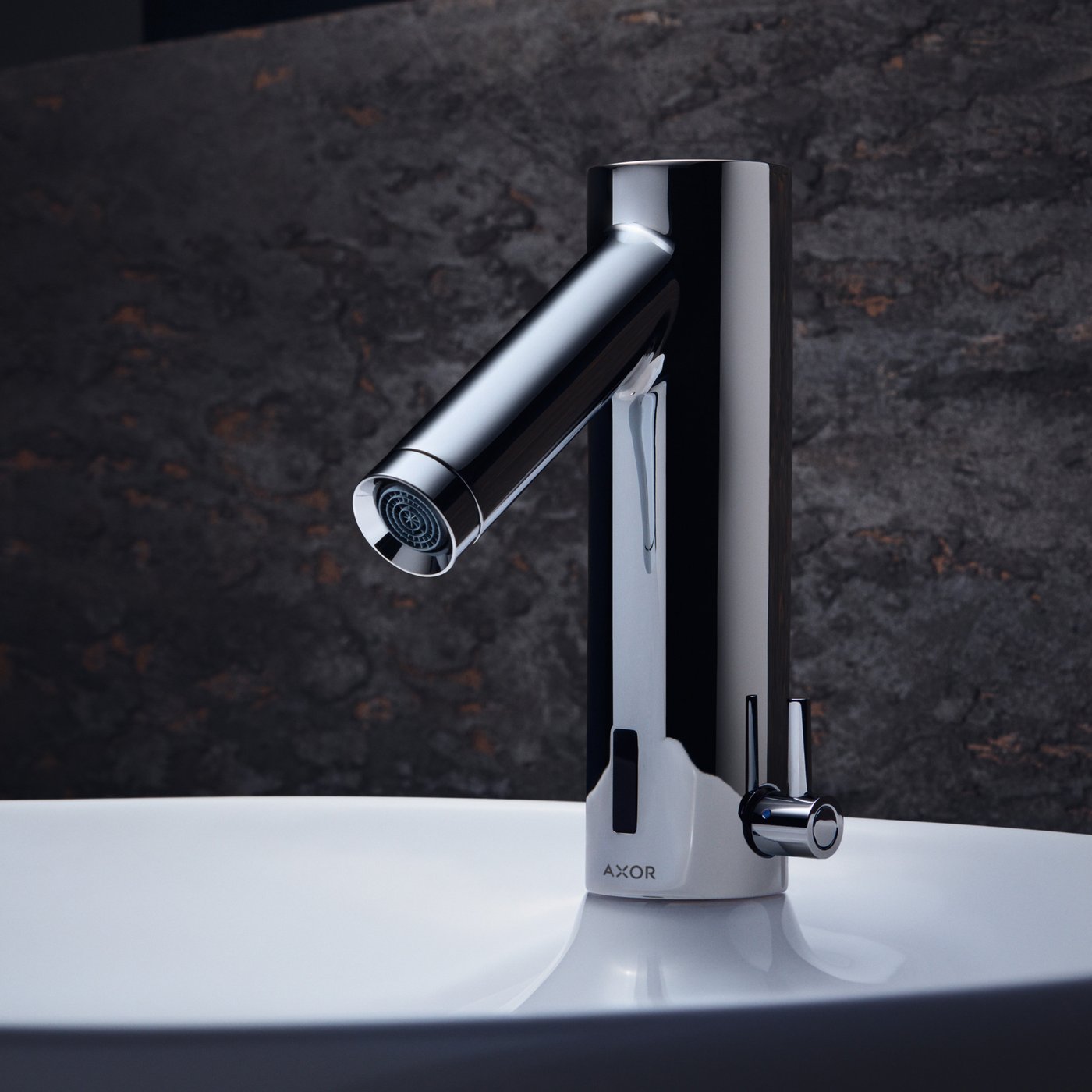 AXOR Starck sensor-operated basin fitting with EcoSmart, mains-powered ...