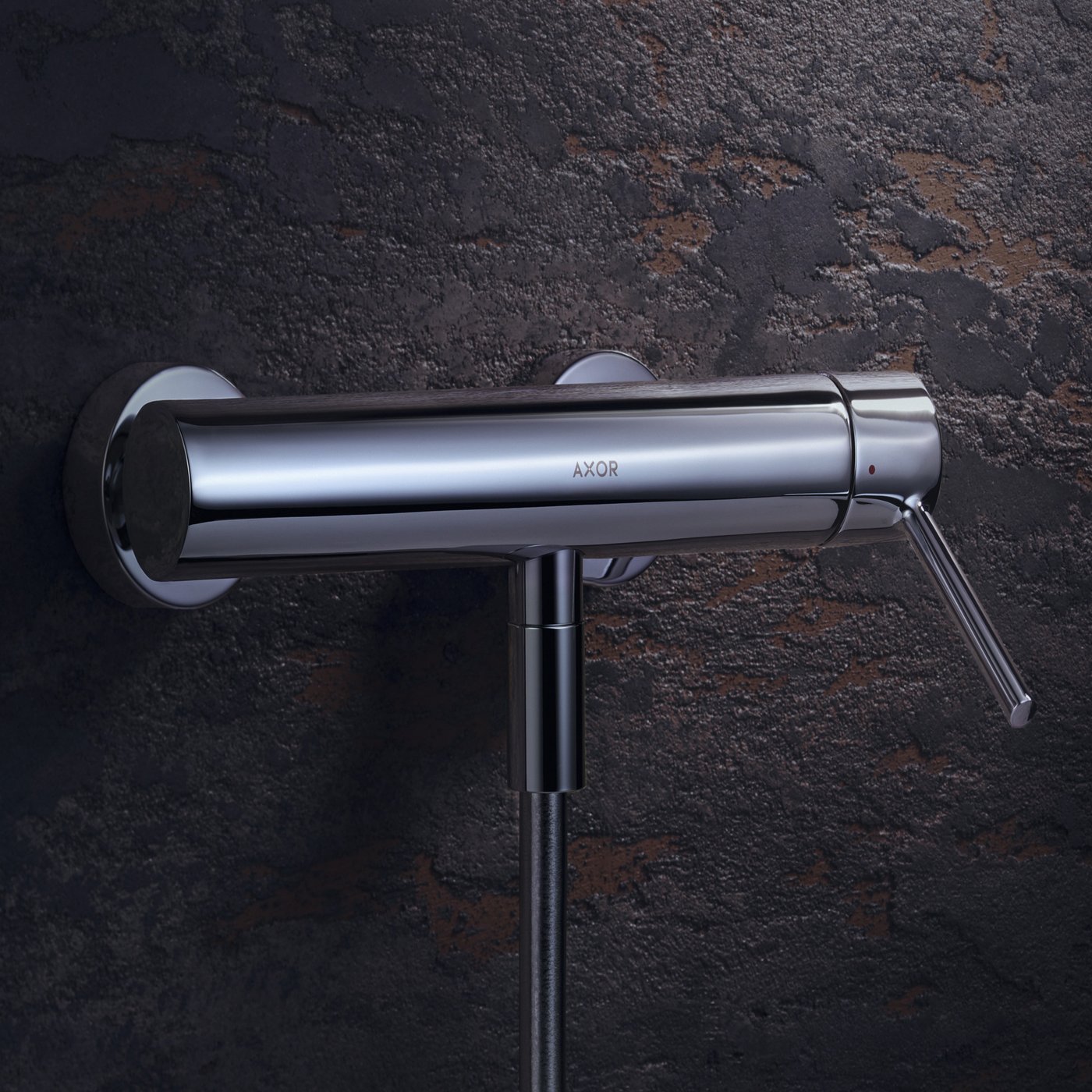 AXOR Starck exposed shower fitting with mixer chrome - 10611000 | REUTER
