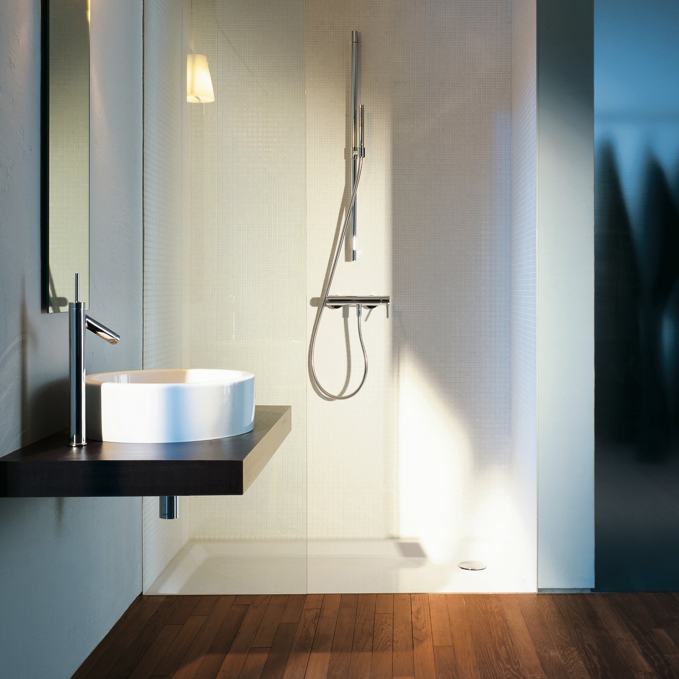 AXOR Starck exposed shower fitting with mixer chrome - 10611000 | REUTER