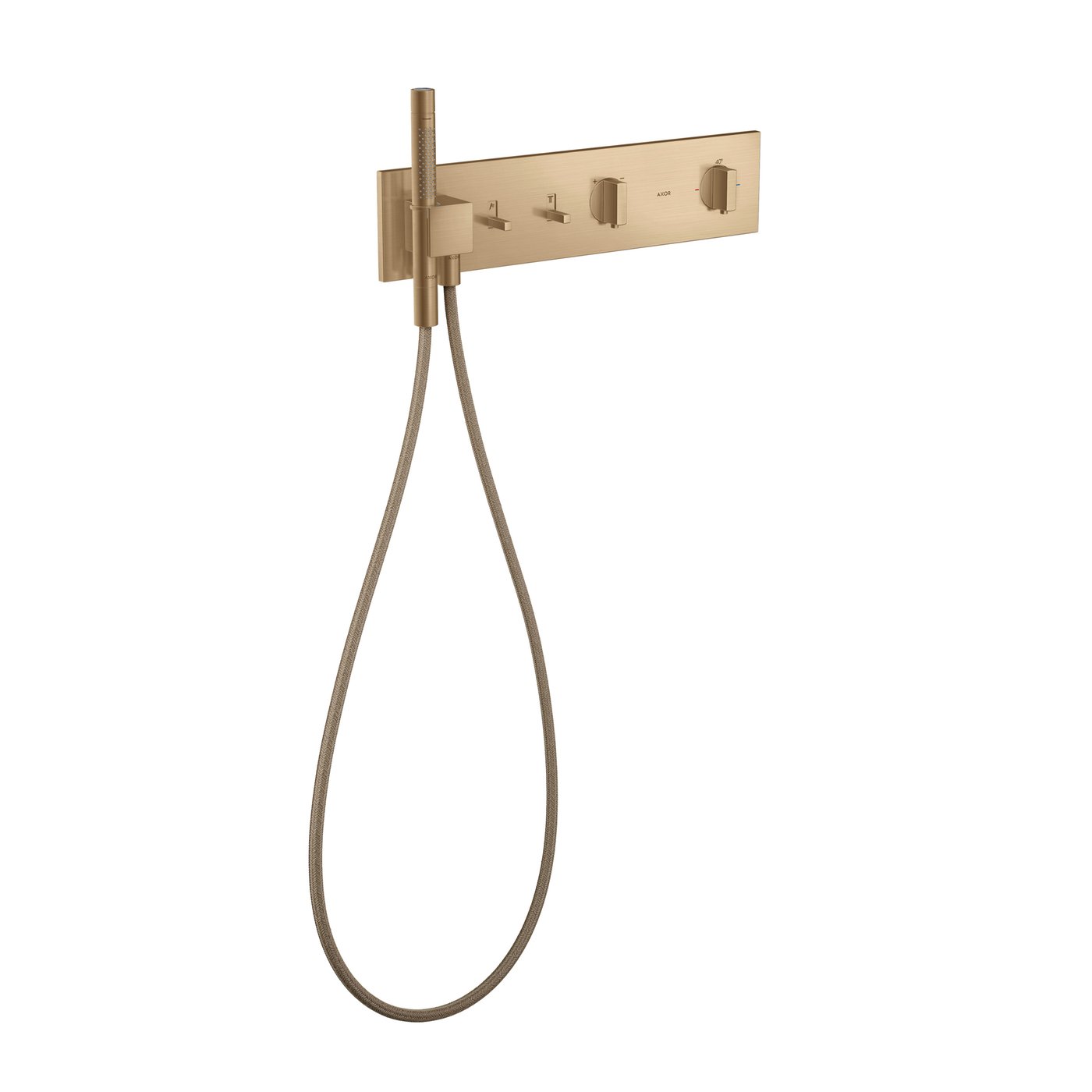 AXOR ShowerComposition Unterputz-Duscharmatur mit Thermostat bronze ...