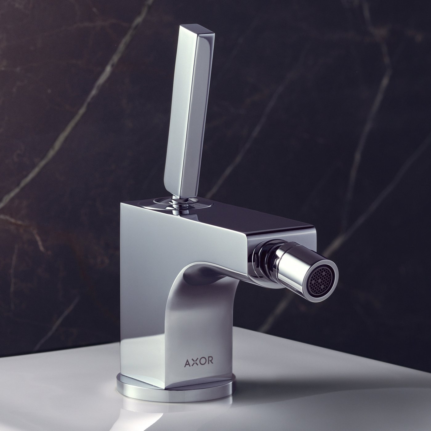 AXOR Citterio bidet mixer with pop-up waste set, chrome - 39210000 | REUTER