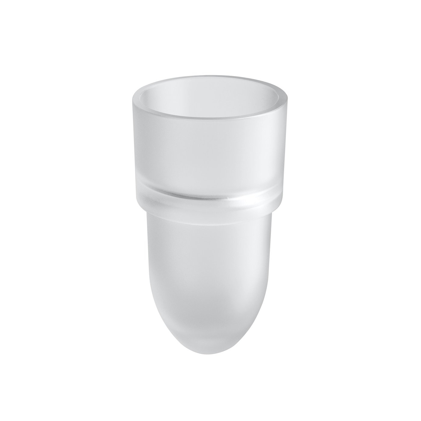 AXOR replacement crystal glass bowl for toilet brush set satin ...