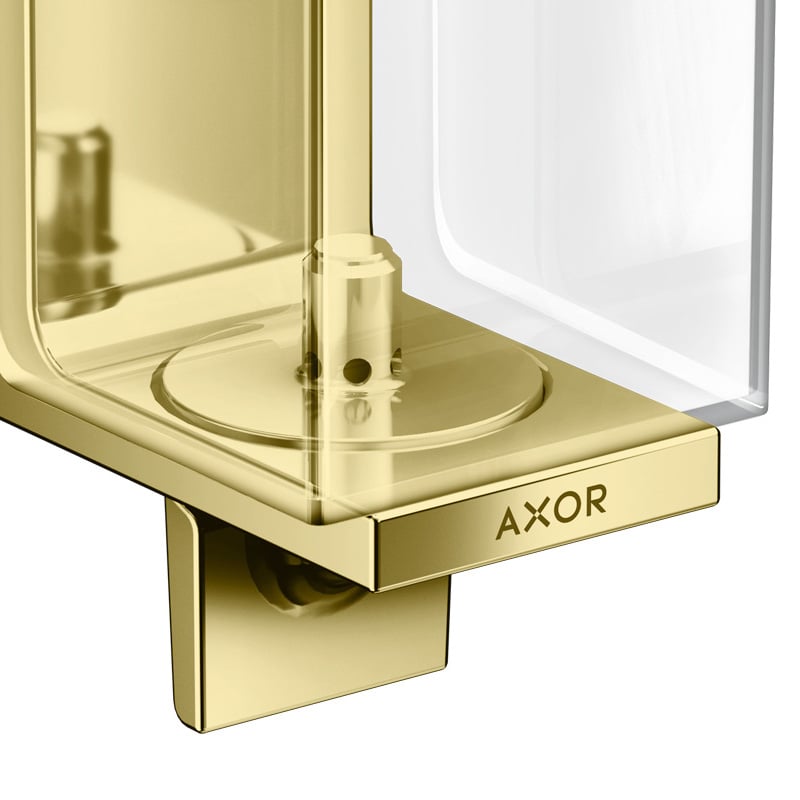 AXOR Universal Rectangular Seifenspender zum Schrauben, gold - 42610990 ...