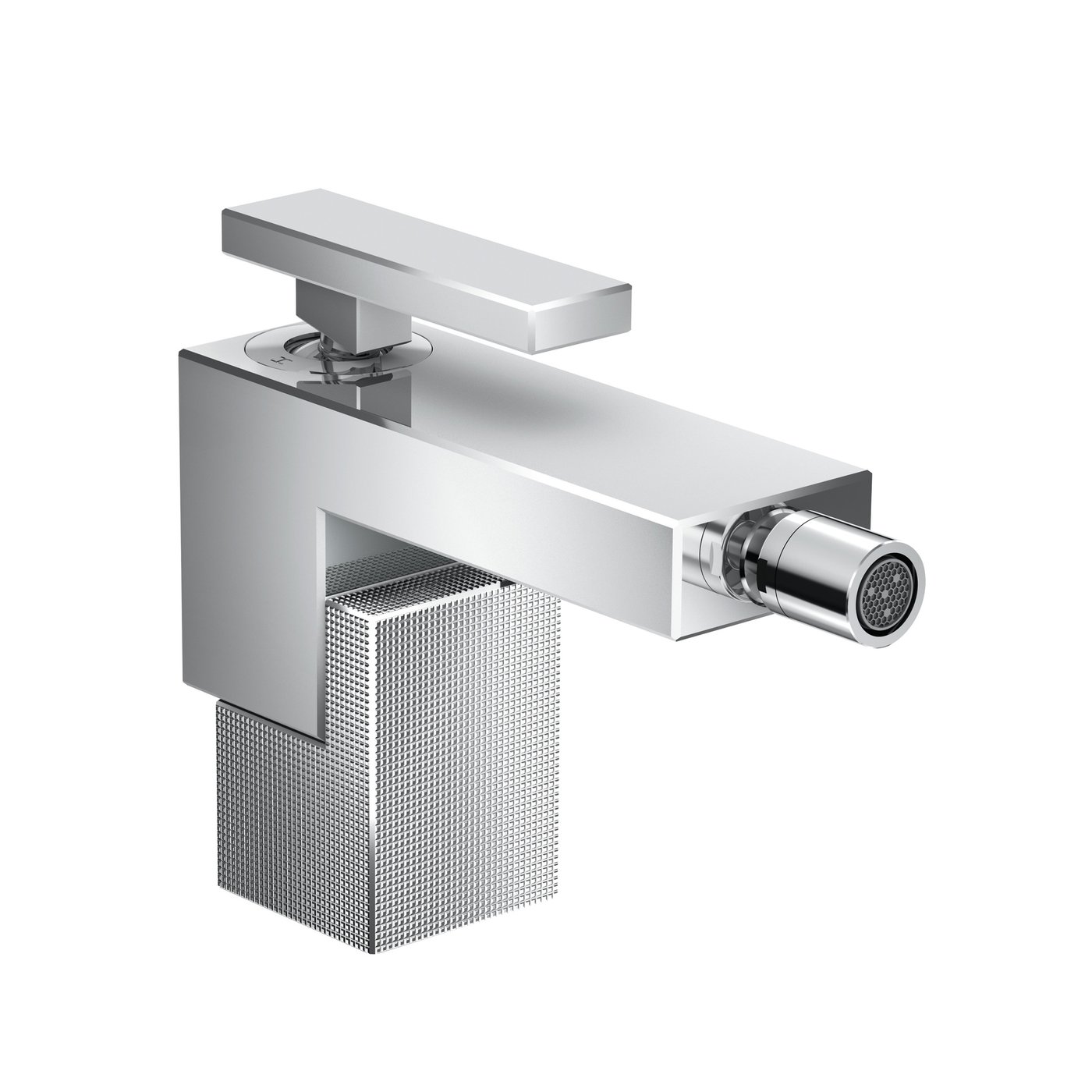 AXOR Edge bidet mixer with push-open waste valve, chrome - 46211000 ...