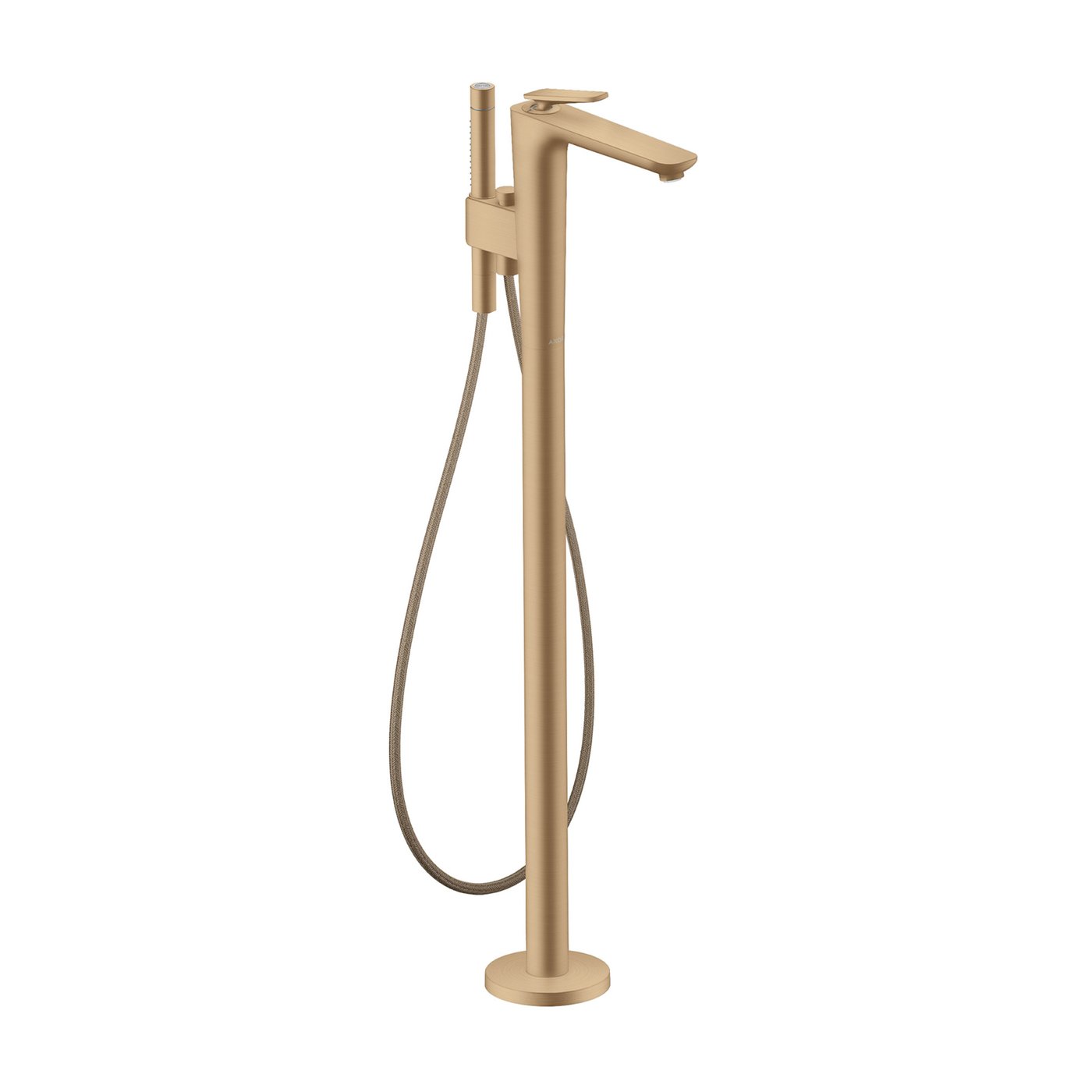 AXOR Citterio C floorstanding bath fitting, single-lever mixer brushed ...