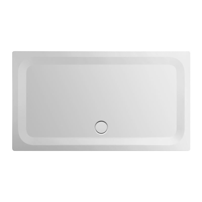 Bette Ultra rectangular/square shower tray with support, with BetteAnti ...