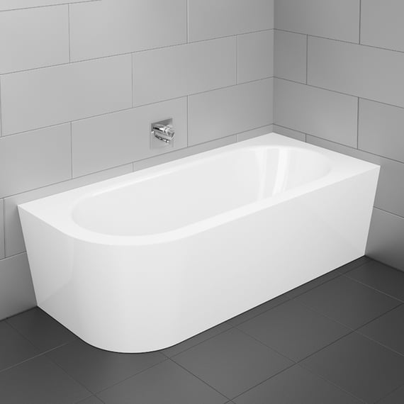 Bette Starlet Silhouette corner bath, with panel white - 6700-000CELVK ...