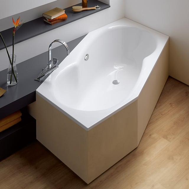 Bette Metric hexagonal bath with BetteGlaze Plus, white - 6841-000PLUS ...