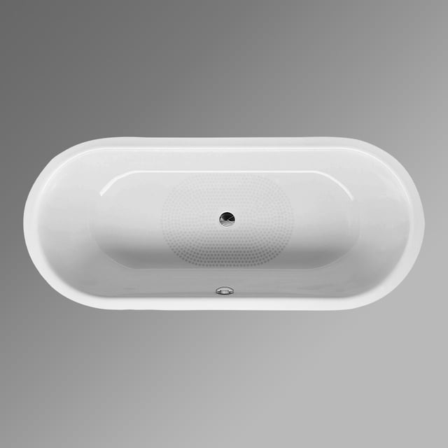 Bette Starlet Flair Oval oval bath with BetteGlaze Plus, with BetteAnti ...