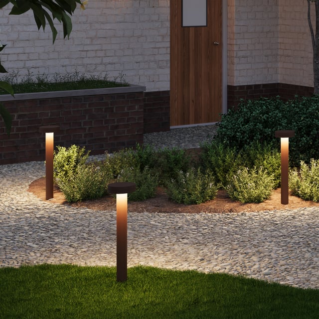Bianemo PERDITA bollard light, LED corten - BOB01912BN5D | REUTER