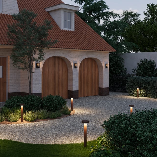 Bianemo PERDITA bollard light, LED corten - BOB01912BN5D | REUTER