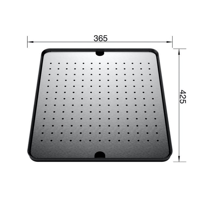 Blanco Universal Abtropffläche edelstahl gebürstet/schwarz - 513485 ...