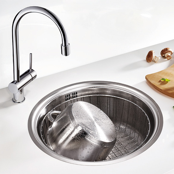 Blanco Rondosol Küchenspüle edelstahl seidenglanz - 514647 | REUTER