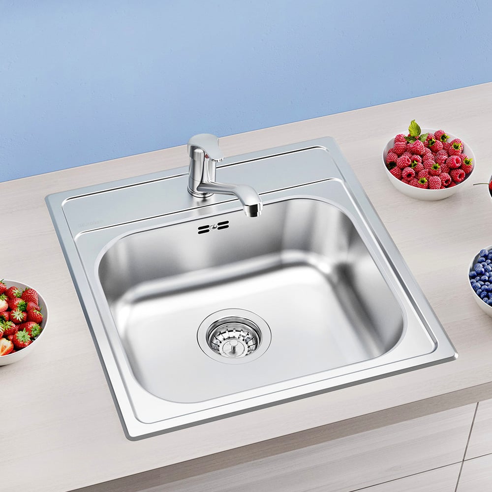 Blanco Dana kitchen sink stainless steel silk gloss - 525322 | REUTER