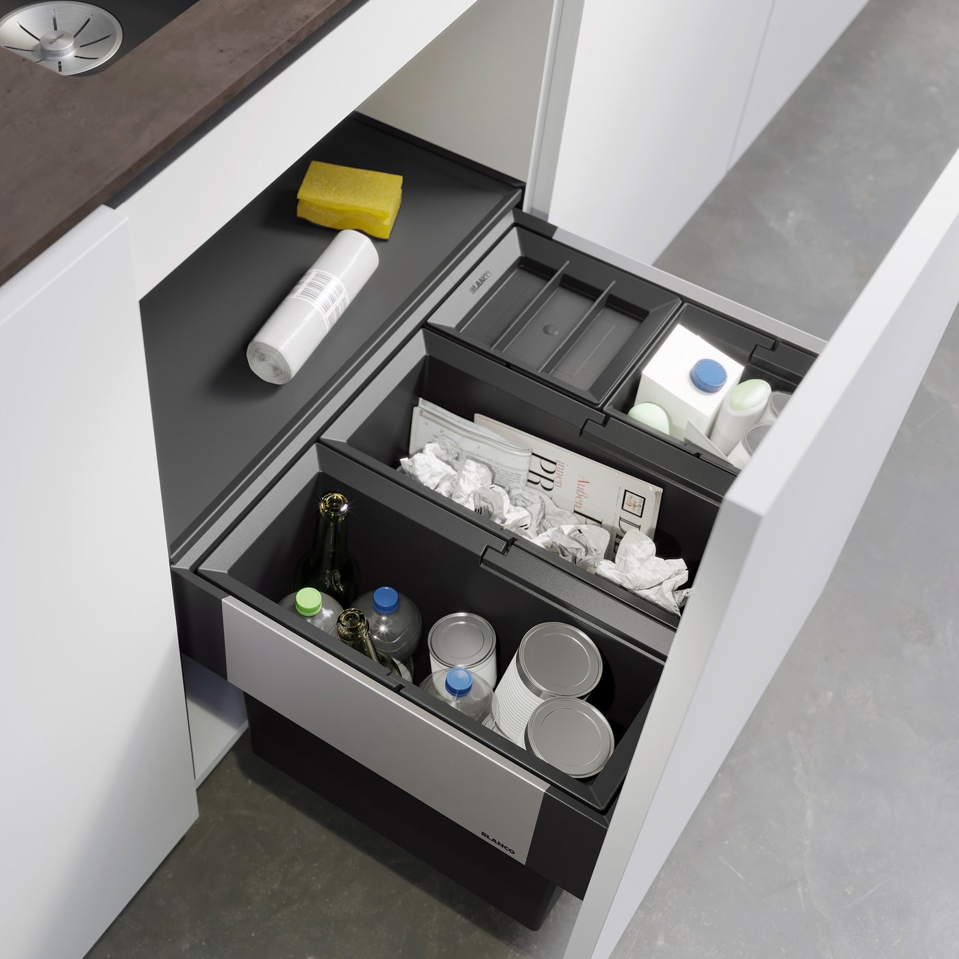 Mulltrennsystem Kuche Unterschrank 60 Cm