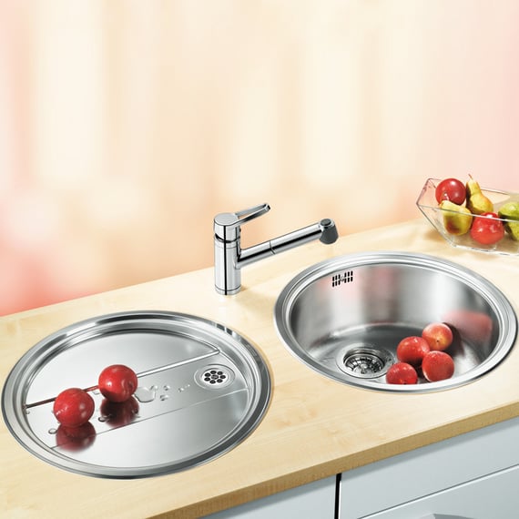 Blanco Rondosol kitchen sink stainless steel silk gloss - 513310 | REUTER