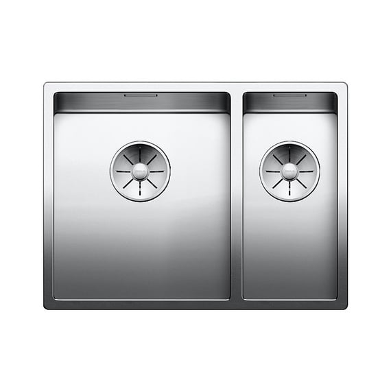 Blanco Claron kitchen sink stainless steel silk gloss - 521609 | REUTER