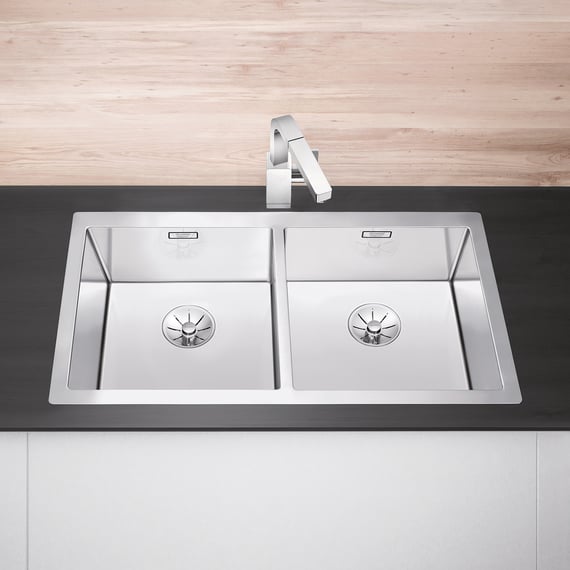 Blanco Claron Küchenspüle edelstahl seidenglanz - 521617 | REUTER