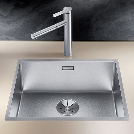 Blanco Claron kitchen sink stainless steel silk gloss - 523390 | REUTER