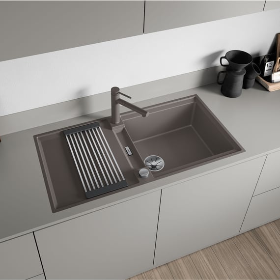 Blanco Adira kitchen sink matt volcano grey - 527628 | REUTER