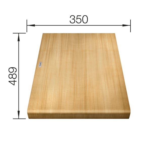 Blanco Axia kitchen sink with wooden chopping board, matt stone grey ...