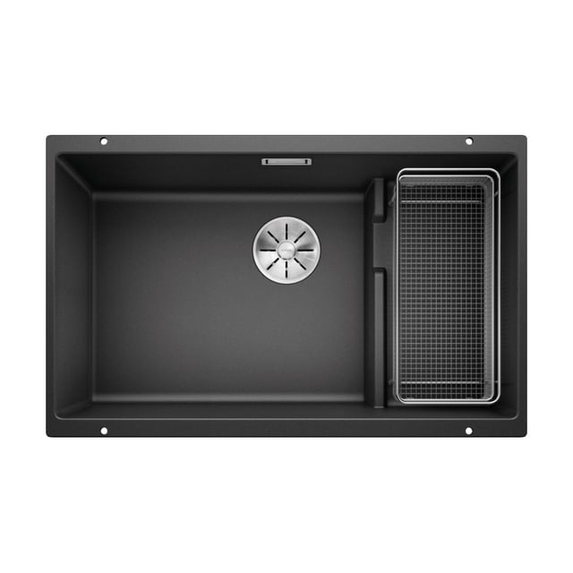 Blanco Subline kitchen sink with colander & functional bowl, matt ...