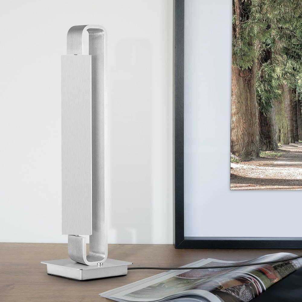 HELL BOX LED Tischleuchte aluminium - 50428/1-36 | REUTER