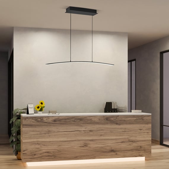 HELL SIRA LED pendant light with CCT black - 20631/1-06 | REUTER