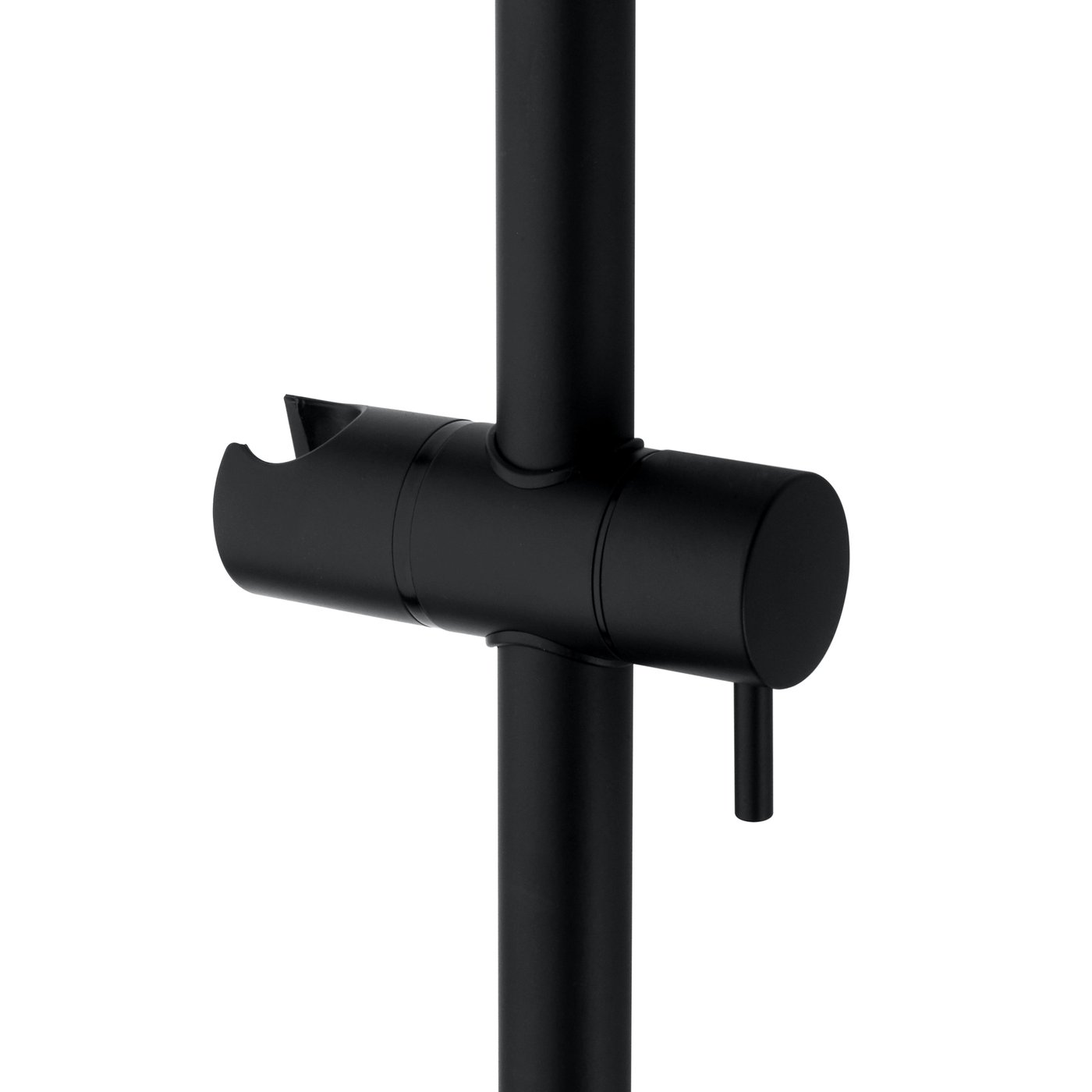 Bossini Zen hand shower set with shower rail, 1 spray mode matt black ...