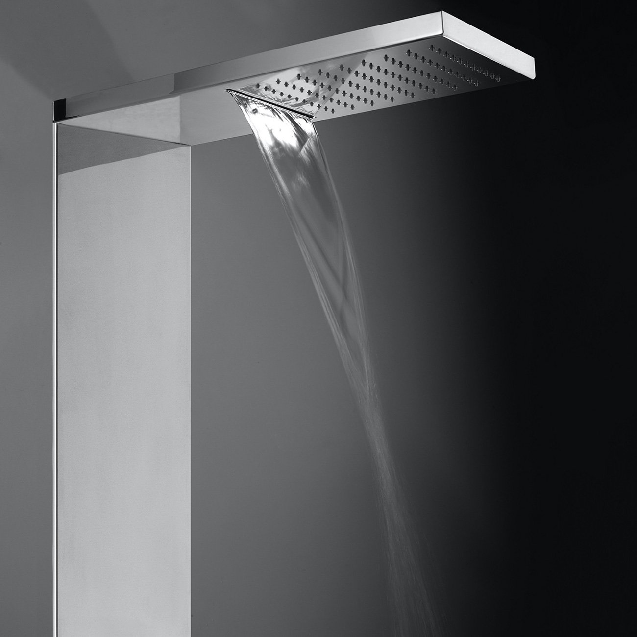 Bossini Manhattan shower system, single-lever mixer chrome ...