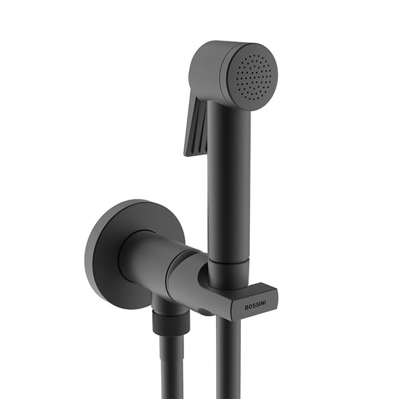 Bossini Paloma Flat bidet spray matt black - E34003B00073015 | REUTER