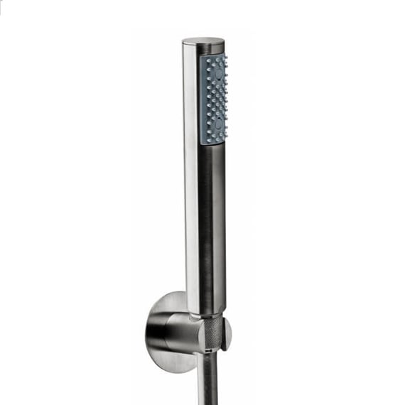 Bossini Inox shower set, 1 spray mode brushed stainless steel ...