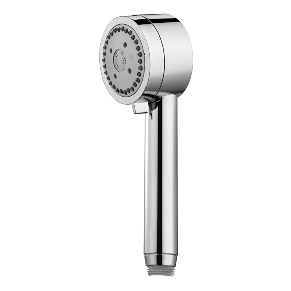 Bossini Cylindrica hand shower, 3 spray modes with Eco, chrome ...