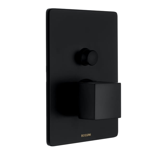 Bossini Aki single-lever mixer, for bath & shower matt black ...