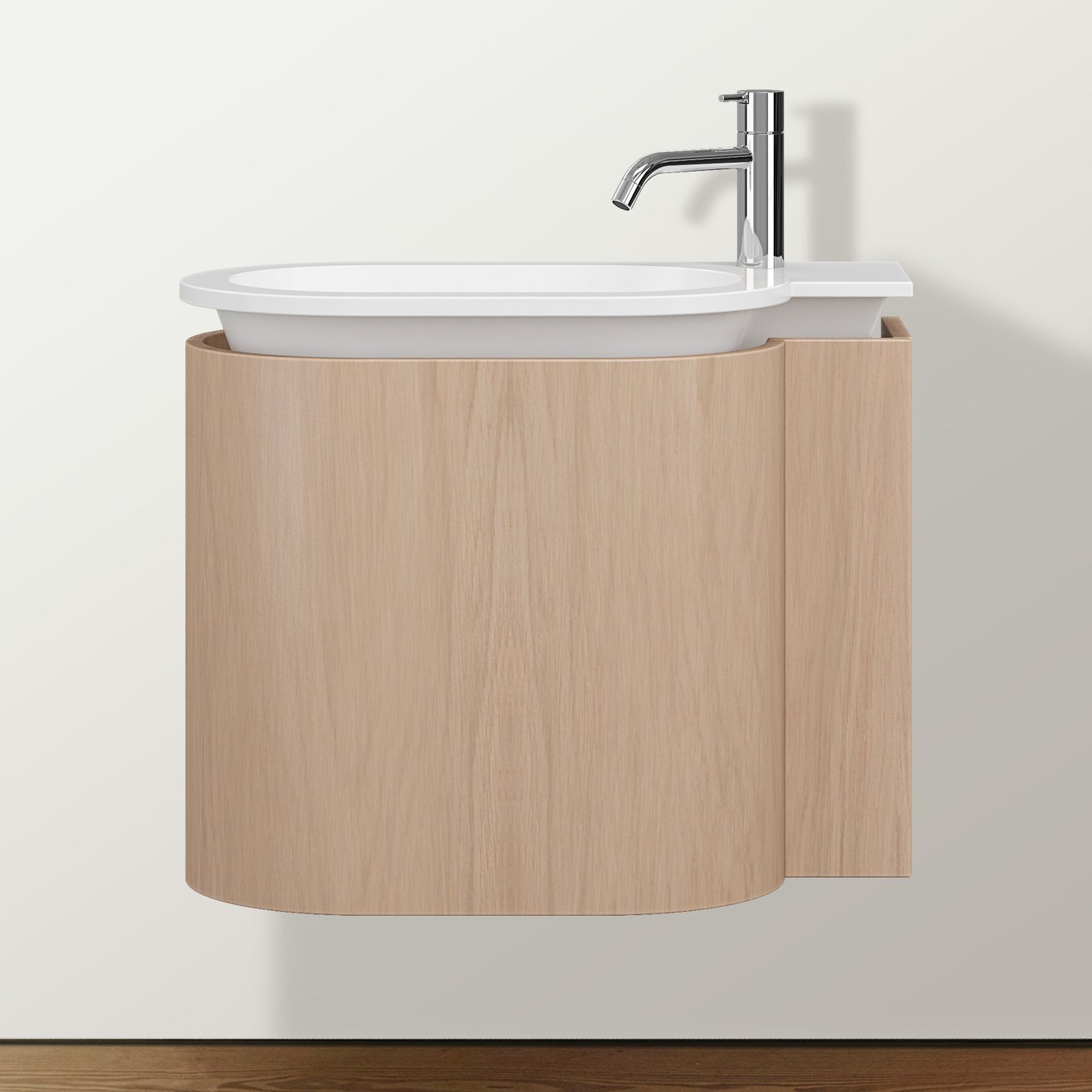 Burgbad RC40 Solitaire vanity unit with cloakroom washbasin authentic ...