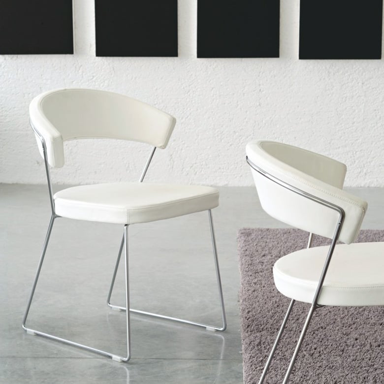 connubia New York chair, genuine leather - CB1022_P77_705 | REUTER