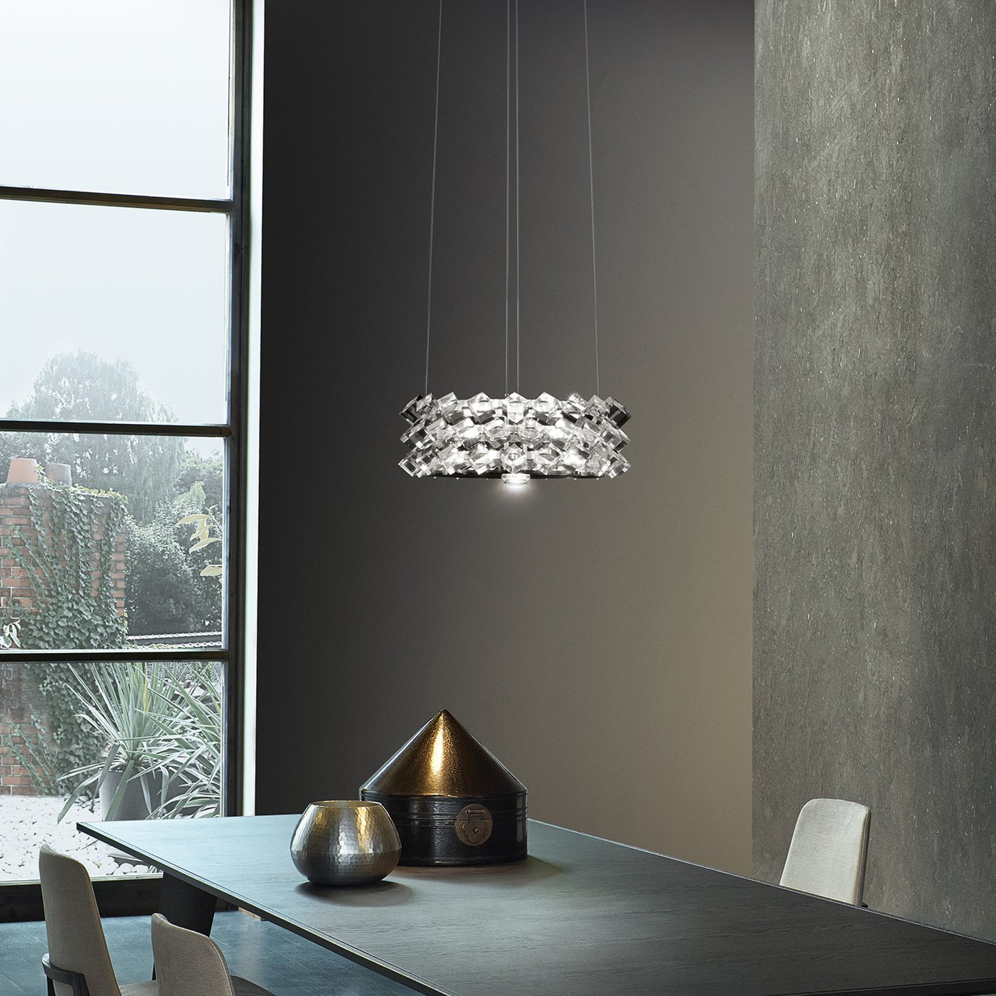 CINI&NILS Collier tre LED pendant light dimmable, transparent - ACCNCLL ...