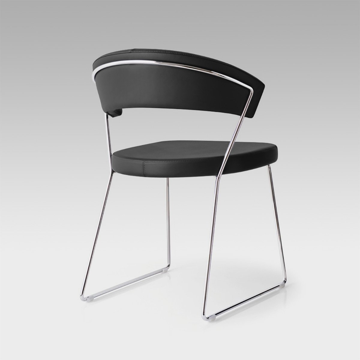 connubia New York chair, genuine leather - CB1022_P77_683 | REUTER